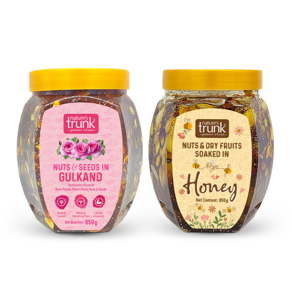 Tasty Dry Fruits & Nuts Soaked In Pure Honey - Nature's Trunk