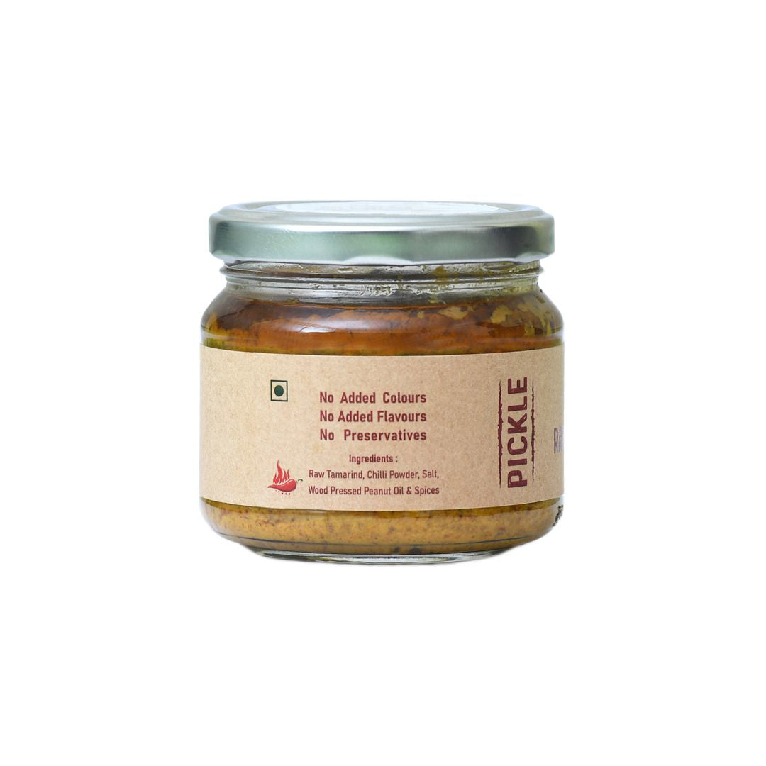 Raw Tamarind Pickle (Kachi Imli Ka Aachar / Chintakaya Pachadi ...